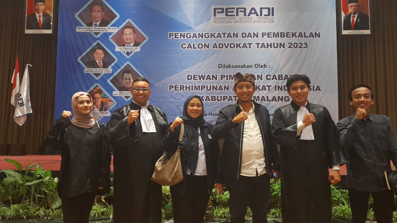 Maha Patih : "Selamat Atas Pengangkatan Advokat DPC PERADI Kabupaten ...